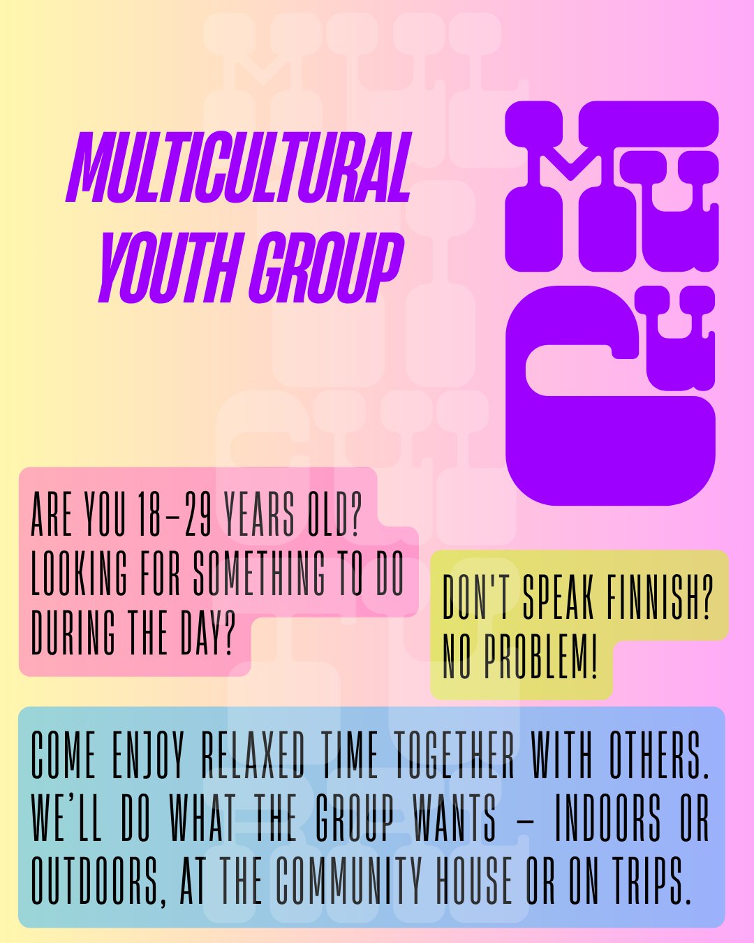 MuCu – multicultural youth group - Salon Tapahtumat